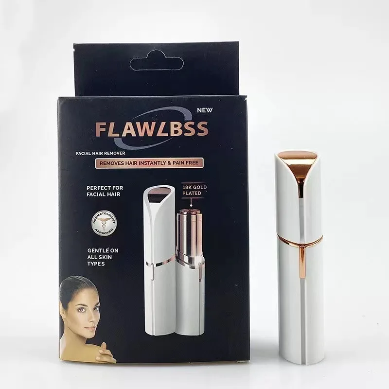 Women's Mini Electric Epilator Cross-Border Lipstick Shaver with Brow ...