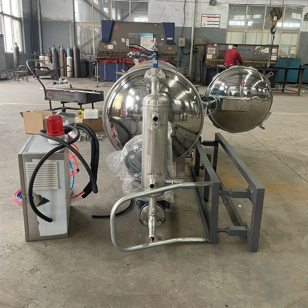 Small Industrial Autoclave Sterilizer Food Sterilization Retort ...