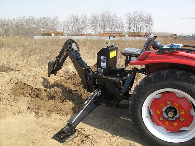 High Quality Farm New Tractor Mounted PTO Backhoe Loader