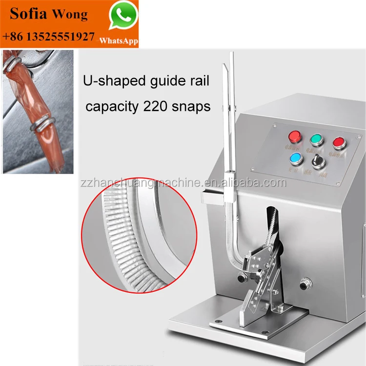 Semi-automatic U Shape Sausage Clipping Machine - Easy to Operate