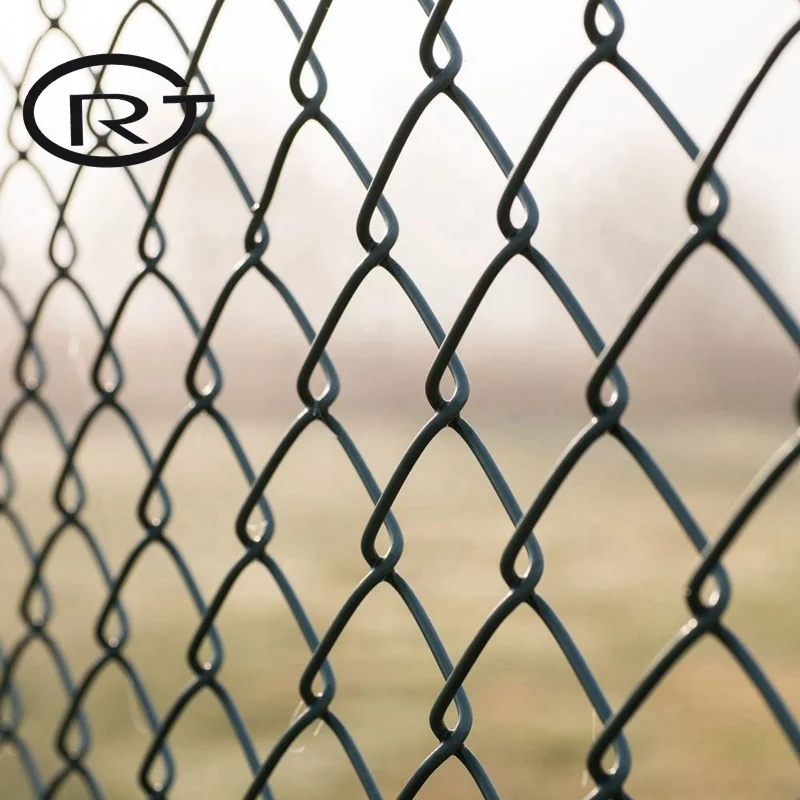 Metal Wire Fencing Galvanized Hot Dipped Black Power Pvc Coated Chain ...