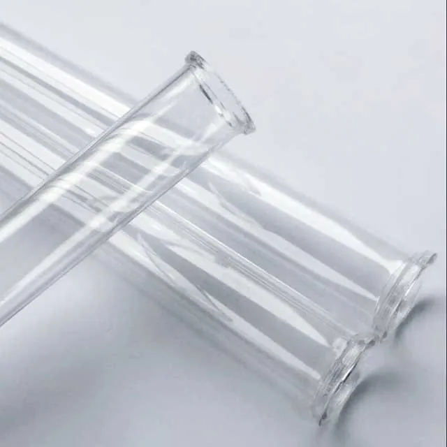 Glass Rolled Edge Flipped Hydroponic Test Tube - 12/13/15/18mm