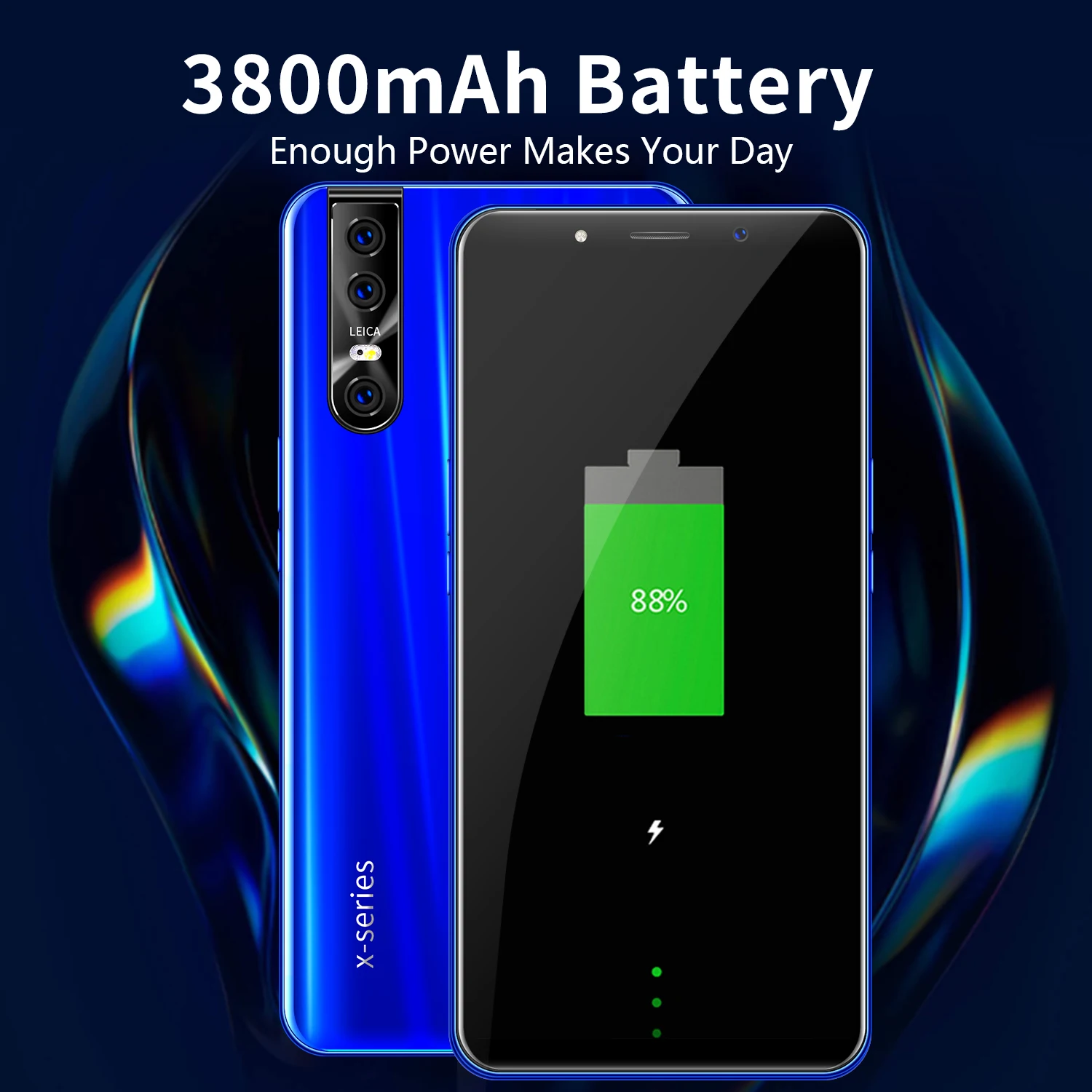 New Big Screen 4g Android Smart Phone 6.3inch 6gb+128gb Custom Mobile ...