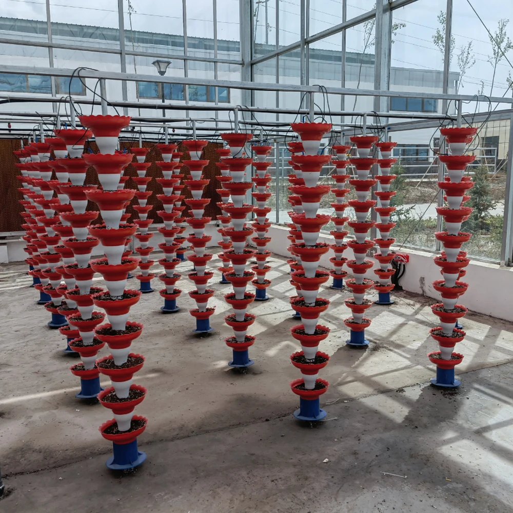 Drip Irrigation Vertical Tower/spiral Column/wall Leafy Vegetables ...