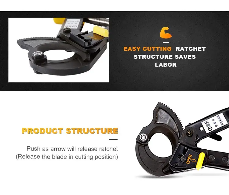 Idea Product 2019 Ratchet Structure Cable Trunking Cutter Used For 32mm ...