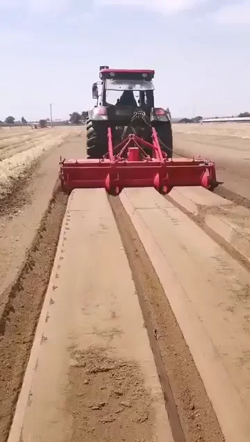 Rotary Tiller Bed Former With Ridging Machine Agricultural Machine Bed ...