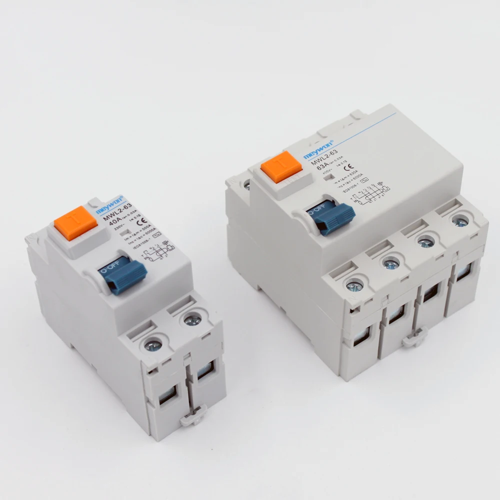 4 Pole 63a Rccb Rcd Type B Residual Current Operated Circuit 63 Amp ...