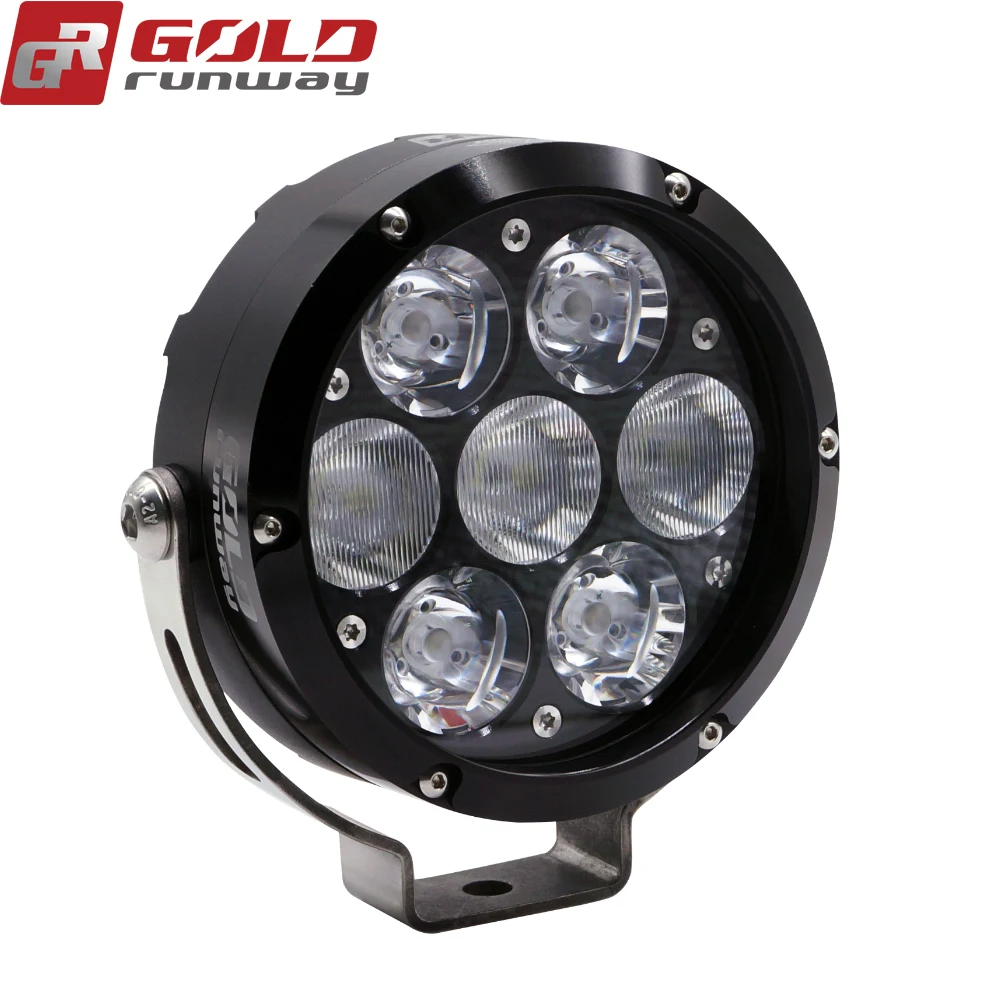 Gold Runway 2pcs Gr-70x 7500lm Usa Xml2-u3 Led 12v Universal Motorcycle ...
