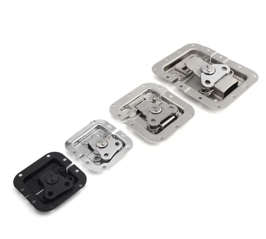 Chrome Steel Road Flight Case Butterfly Lock Butterfly Recessed Latches ...