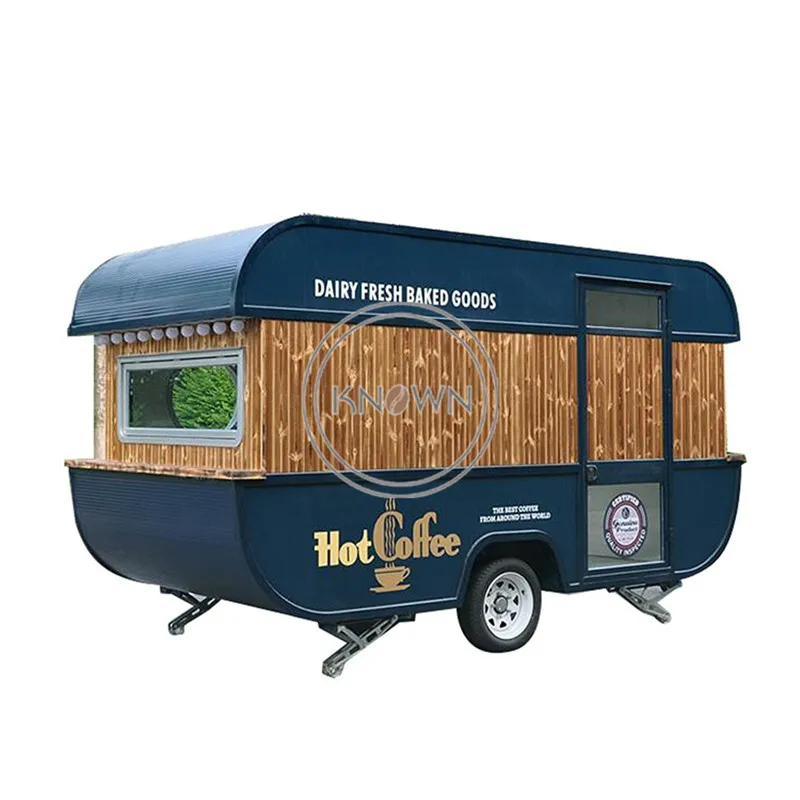 Oem Christmas Towable Food Trailer Street Mobile Kitchen Outdoor Food ...