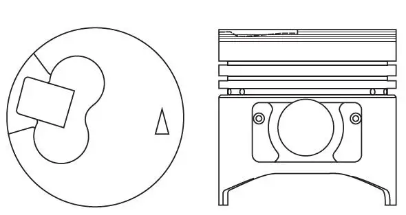 Mitsubishi 4D55 4D56 Engine Pistons - Reliable Performance