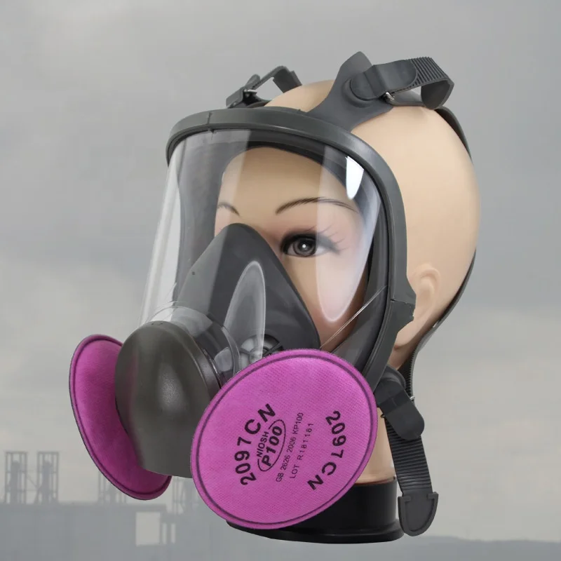 Reusable Full Face Smoking Chemical Respirator Gas Mask 6800| Alibaba.com