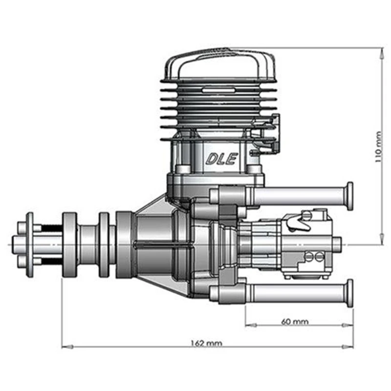DLE 35RA Original GAS Engine for RC Airplane Model Parts