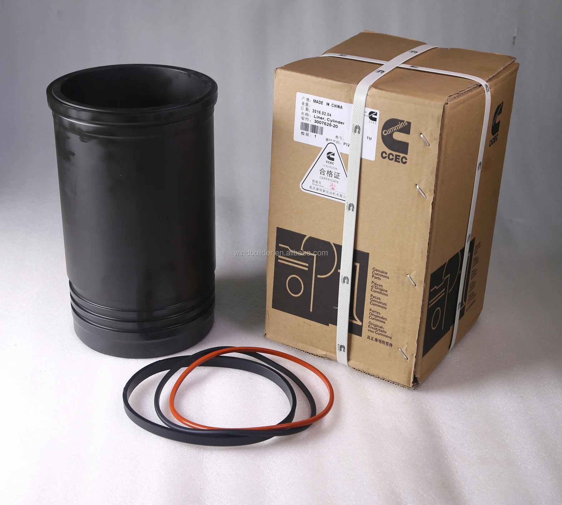 Cummins 6c 6l Diesel Rectangular Ring Seal 3907177 - Buy Cylinder Liner ...