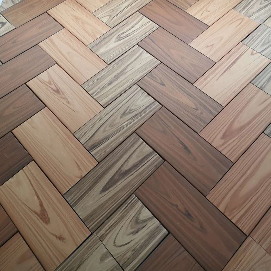 Ceramic Wood Grain Brick Wall Tile - Durable & Stylish