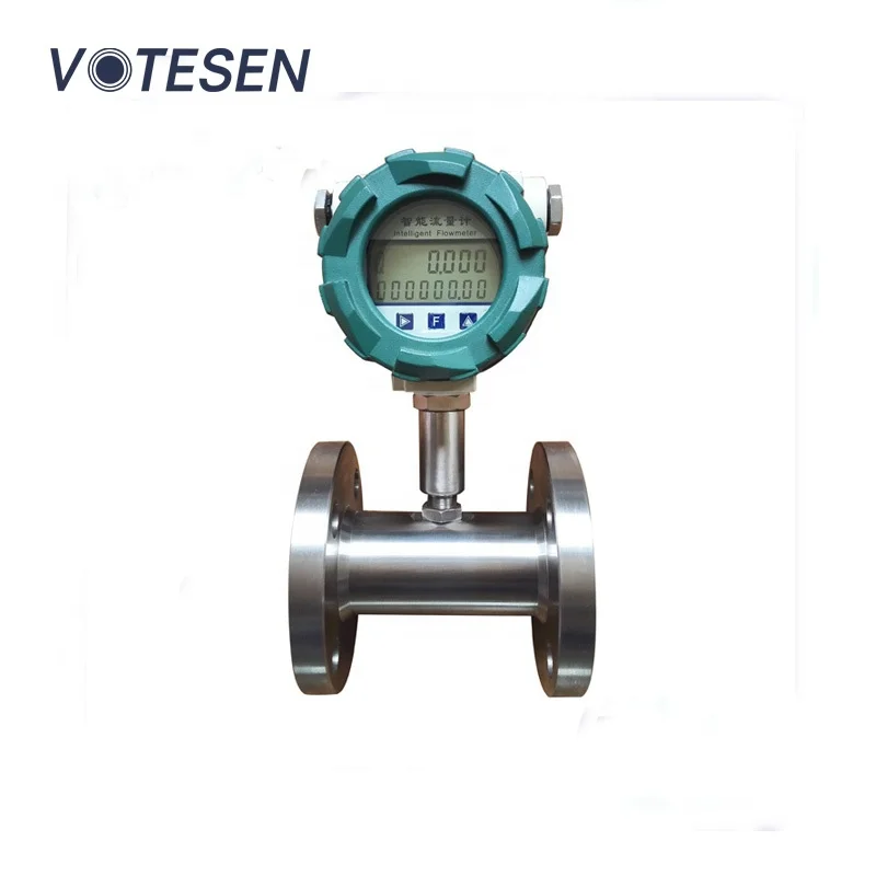 RS485 Pulse 4-20ma Output Turbine Flow Meter for Liquid and Gas