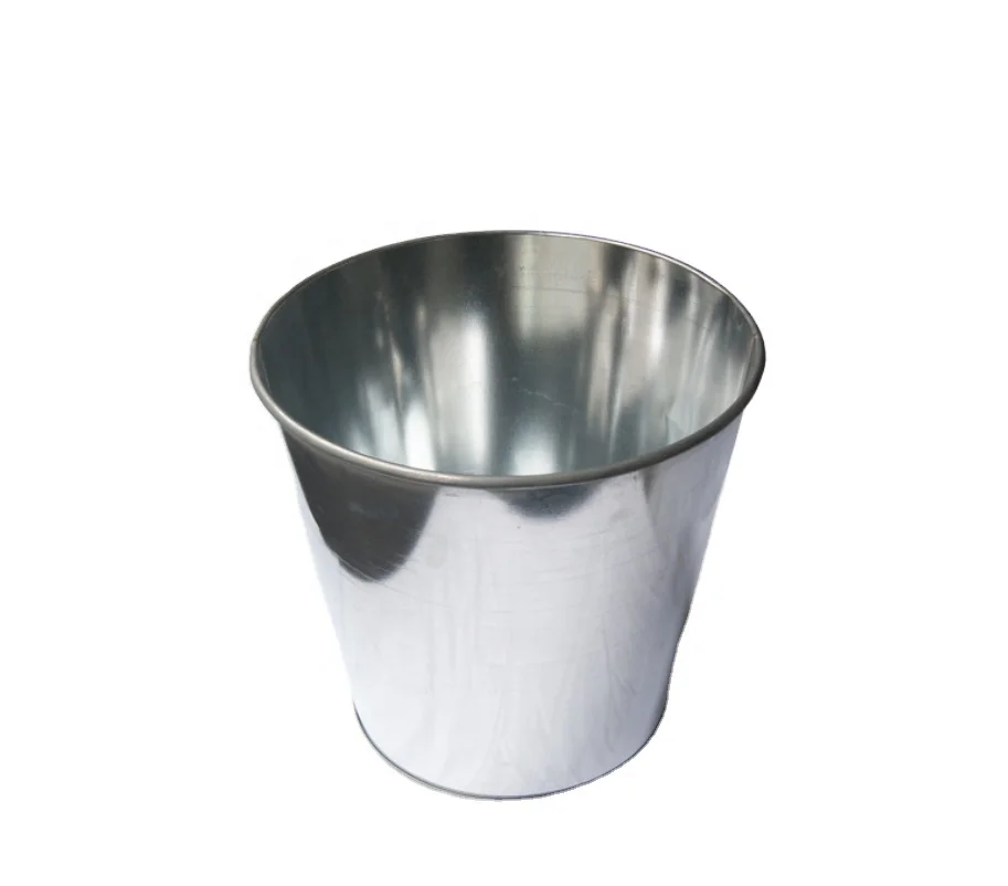 IMPA Code 174149 - Durable Galvanized Steel Waste Baskets for Marine Use