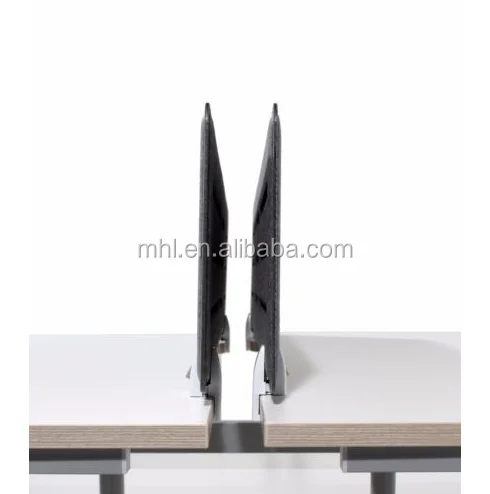 Office Desk Partition Bracket Aluminum Alloy Table Screen Privacy Panel ...