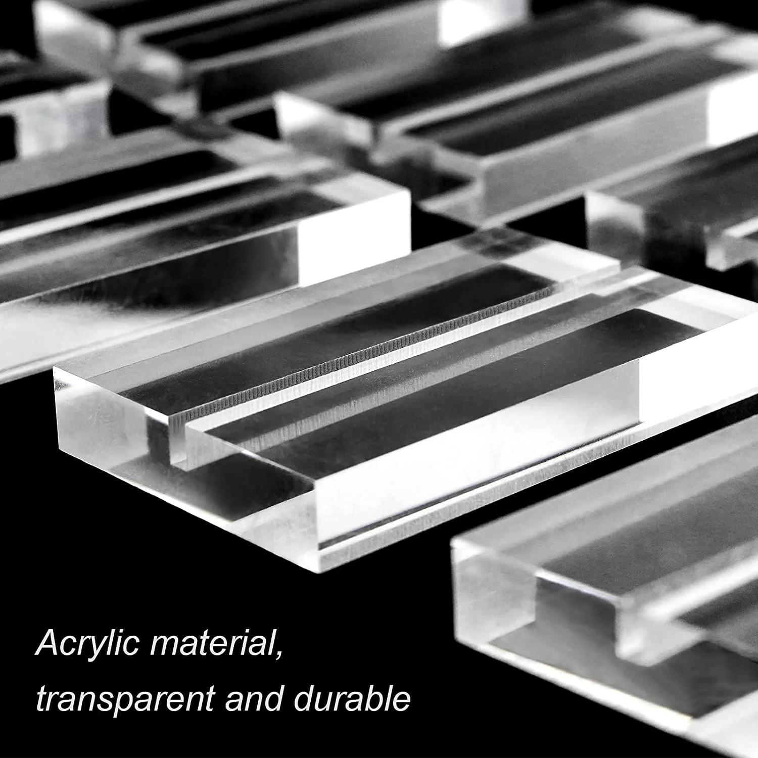 Clear Acrylic Wedding Sign Holders - Eco-Friendly & Stylish