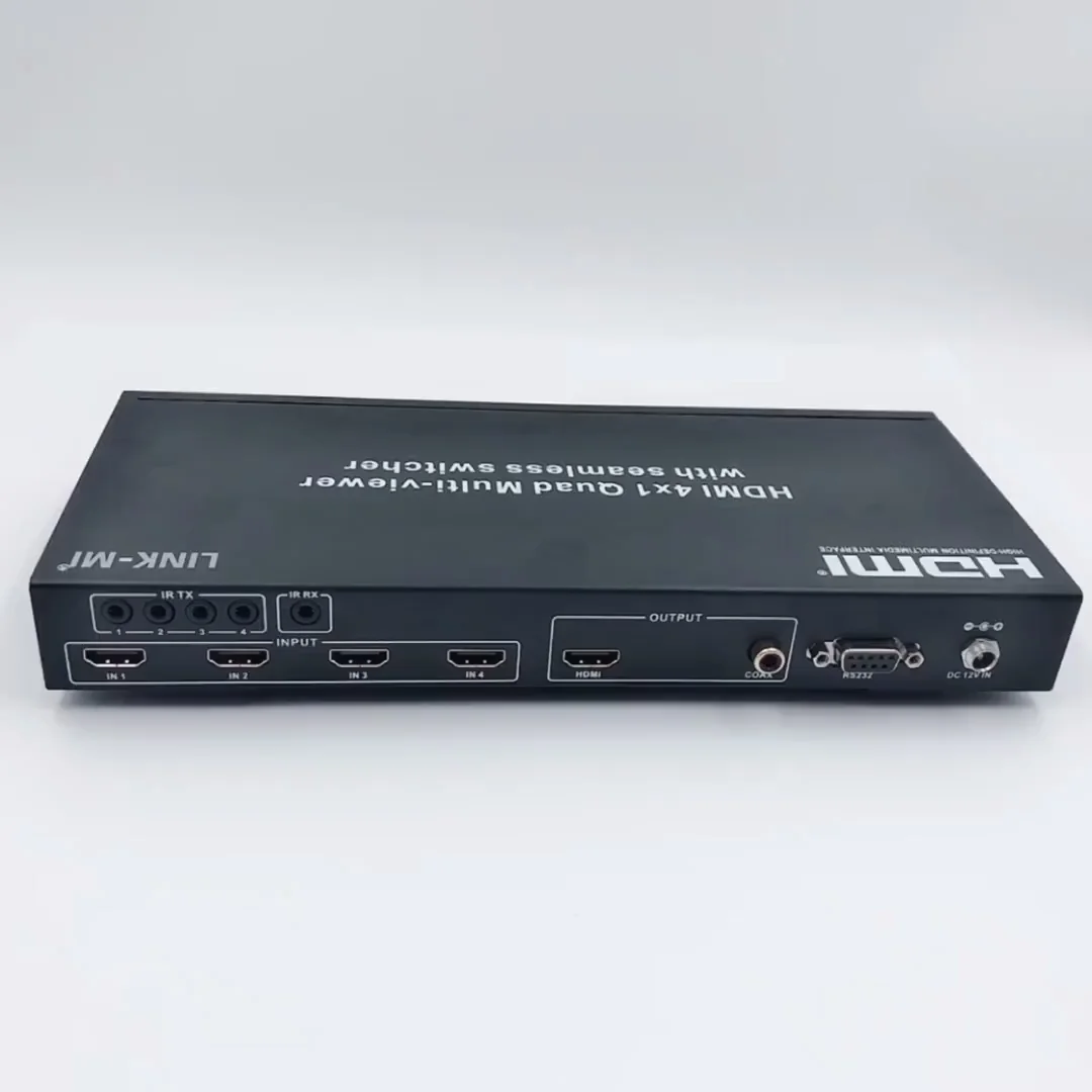 4 In 1 Out Hdmi Video Switcher Mixer 4x1 Quad Screen Multiviewer Hdmi ...
