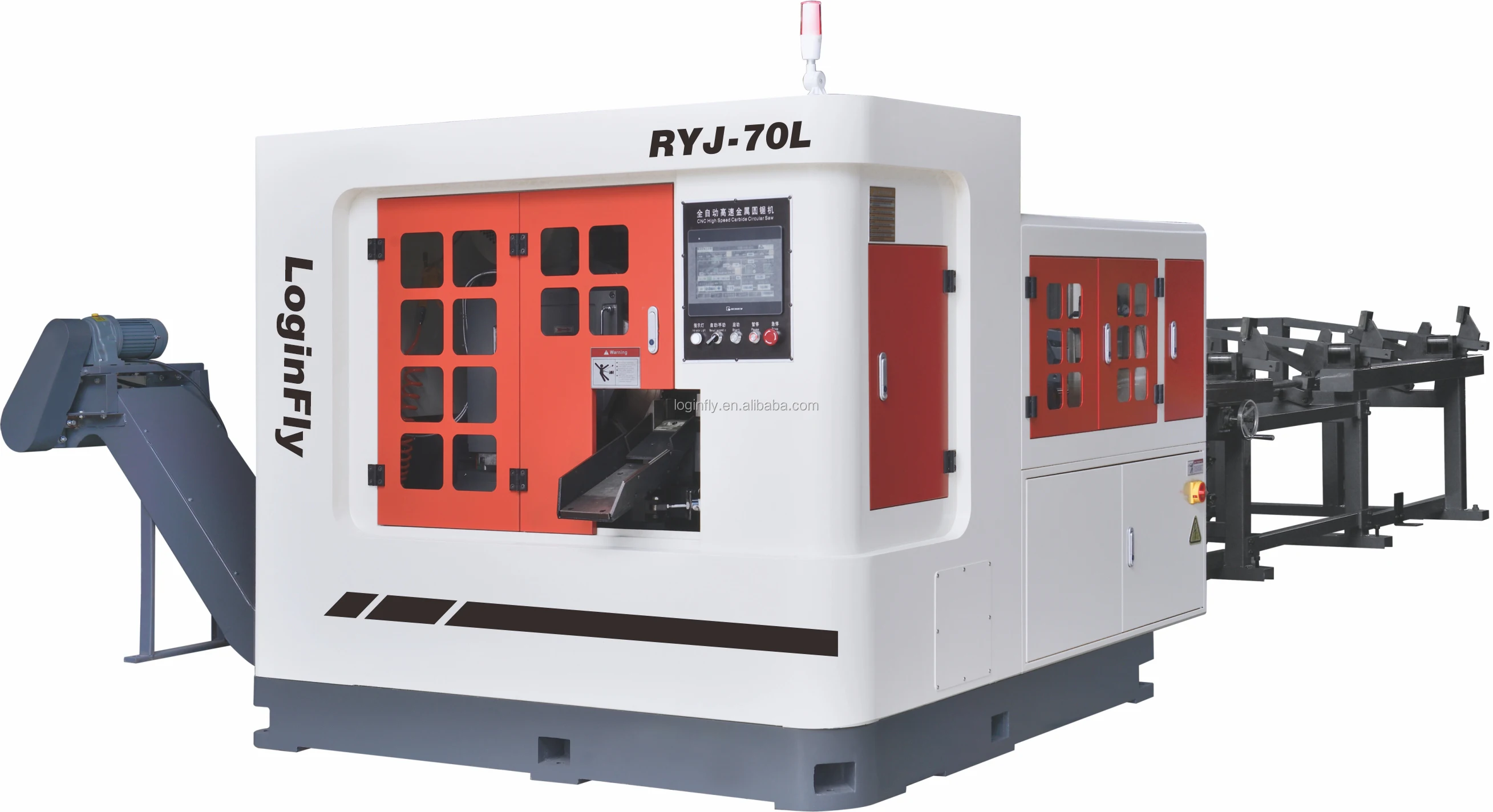 China Everising CNC Automatic Circular Saw Metal Cutting Machine