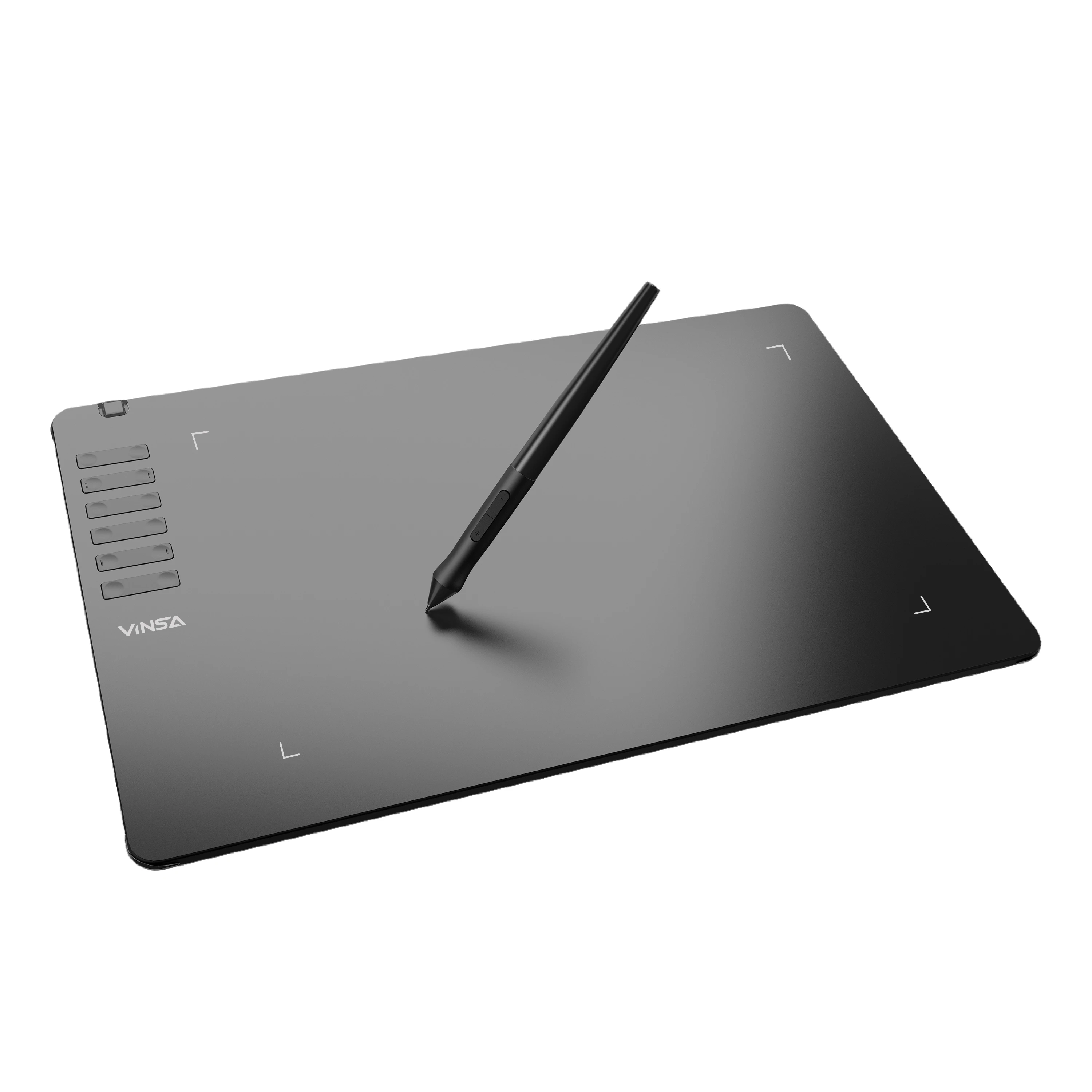 Vinsa T1161 Graphic Tablet Drawing Pad With Digital Pen 8192 Pressure ...