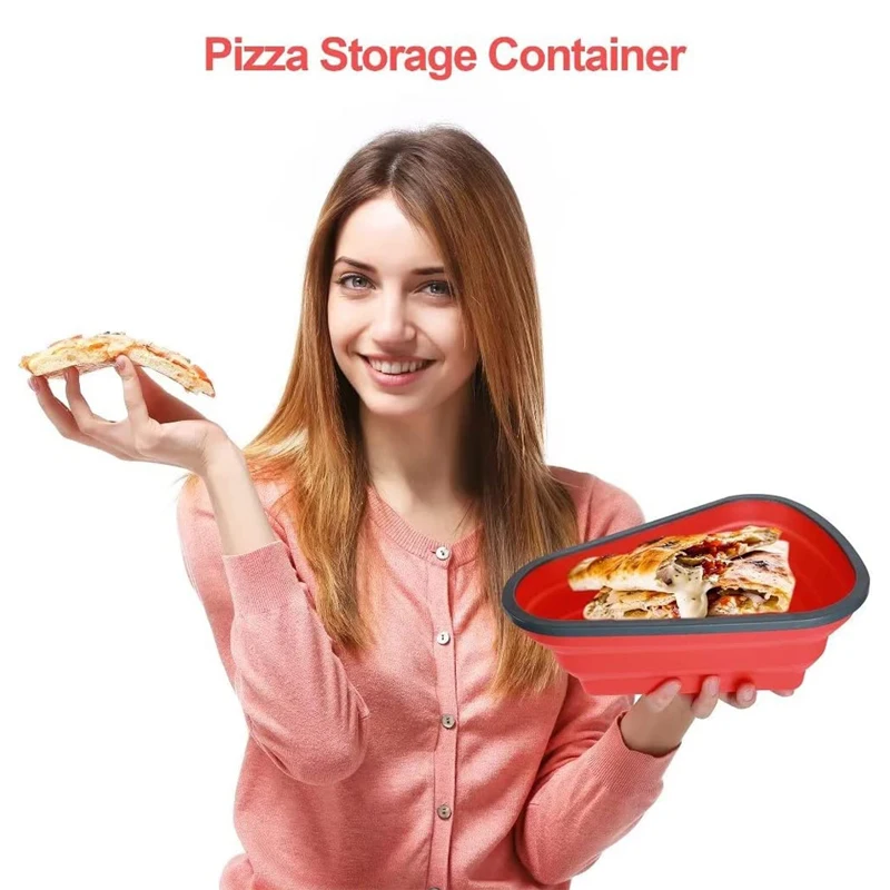 Sopewod Reusable Pizza Storage Container With Microwavable Serving ...