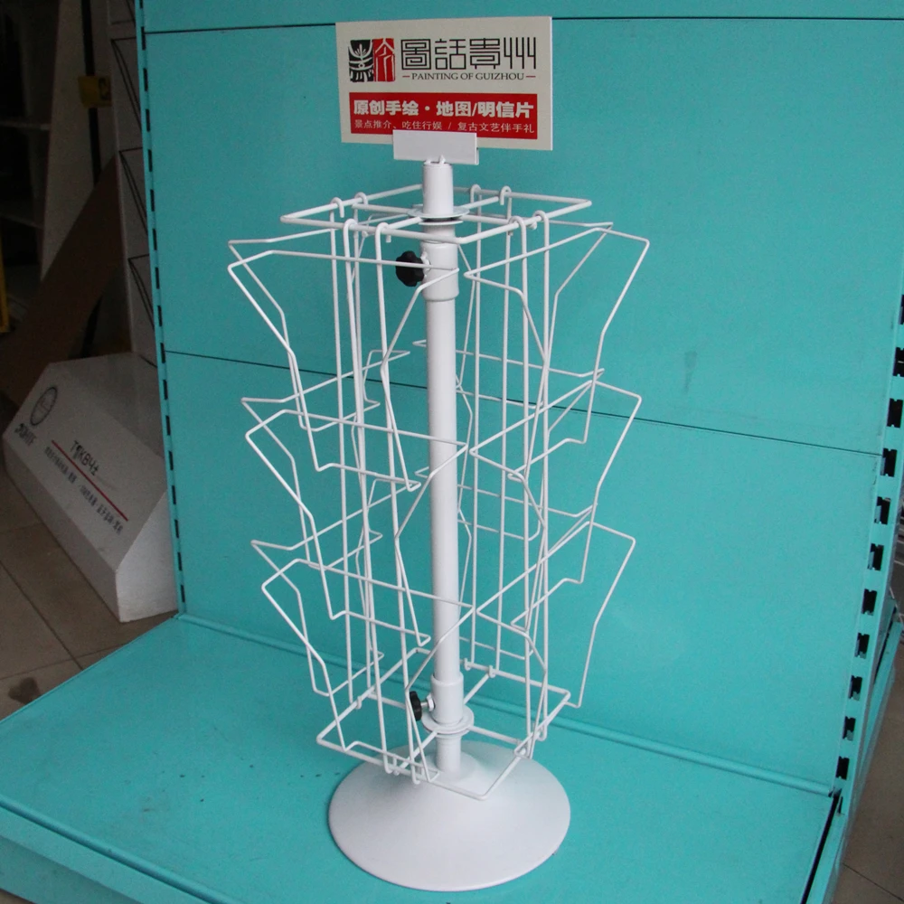 Custom Metal Comic Book Card Magazine Spinner Display Rack - Buy Book ...