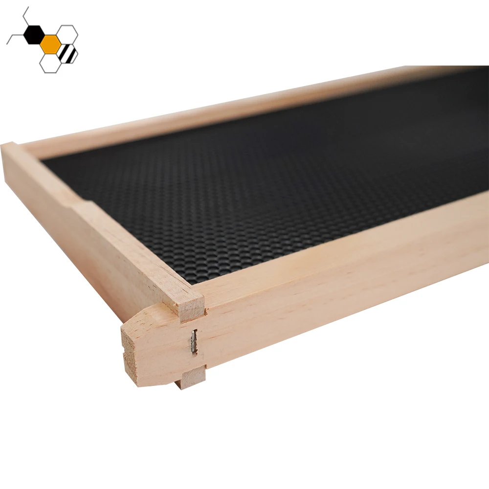 Beekeeping Wooden Langstroth Medium Brood Frames Unassembled Black Bee ...