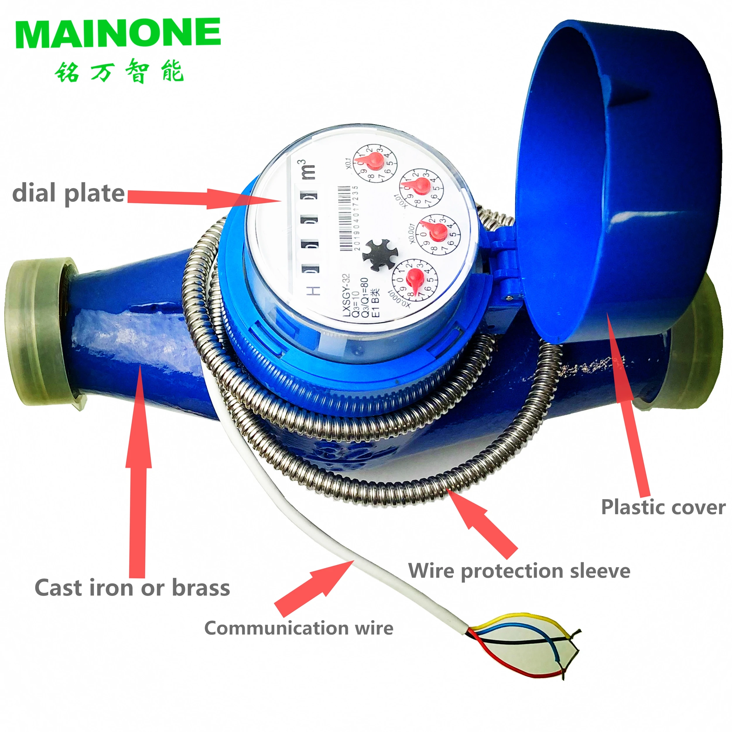 China Intelligent Photoelectric Direct Reading Water Meter Modbus - Buy ...