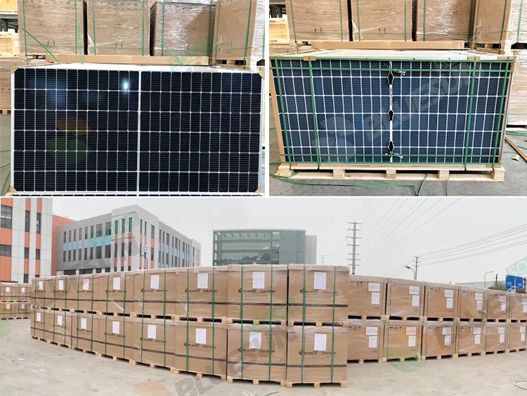 Bluesun Mono Bipv Double Glass Solar Panel Monocrystalline 380w Solar Panels Perc Bifacial 380w ...