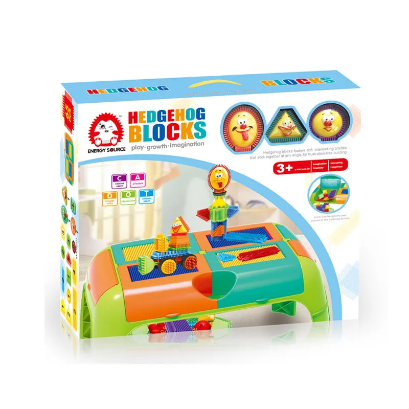 Stick Together Toys - Hedgehog Building Blocks for Kids