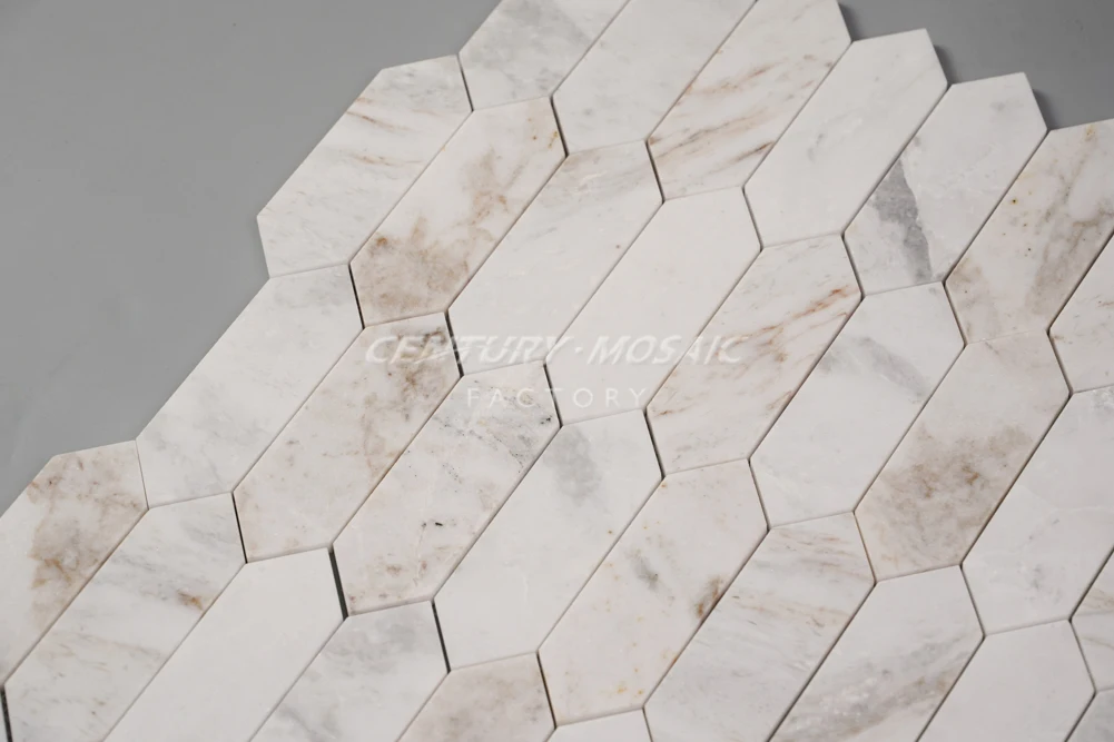 Glorious White Marble Mosaic - Perfect for Bathrooms & Kitchens