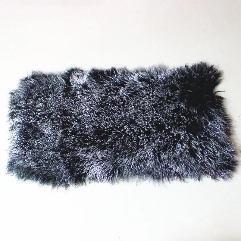 100% Real Mongolian Lamb Fur Pelts Long Curly Hairs/lamb Fur Skin - Buy ...