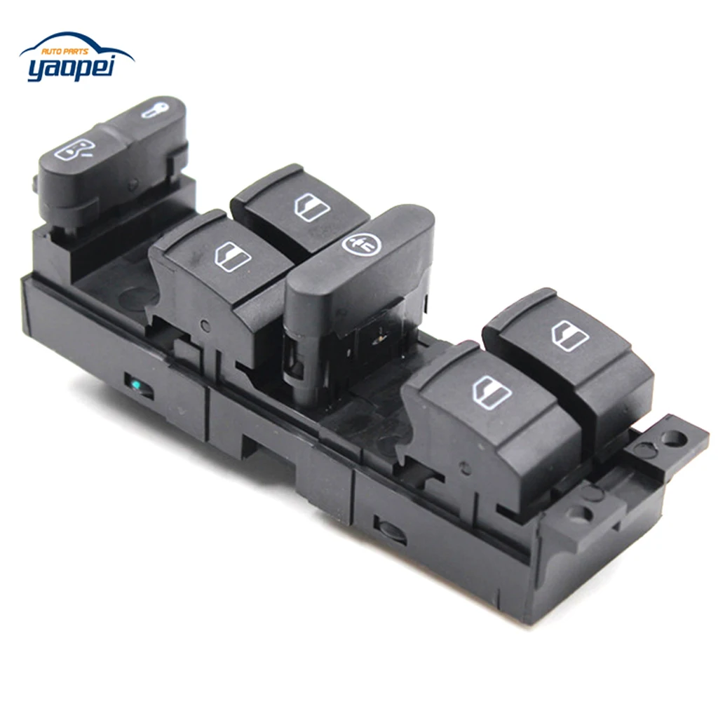 Car Electric Master Power Window Control Switch All Press Button For Vw ...