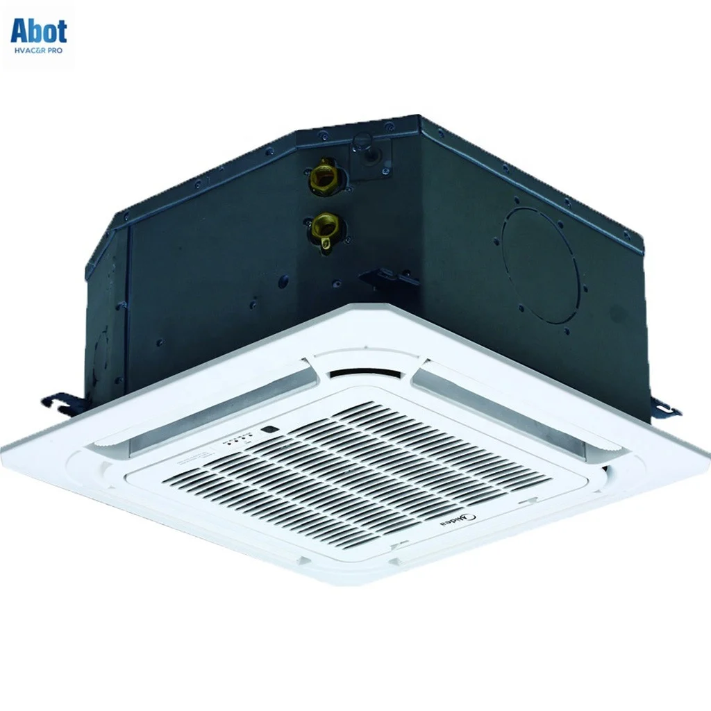 500cfm AC DC Motor Chilled Water Hydronic Cassette Fan Coil Units 42gw ...