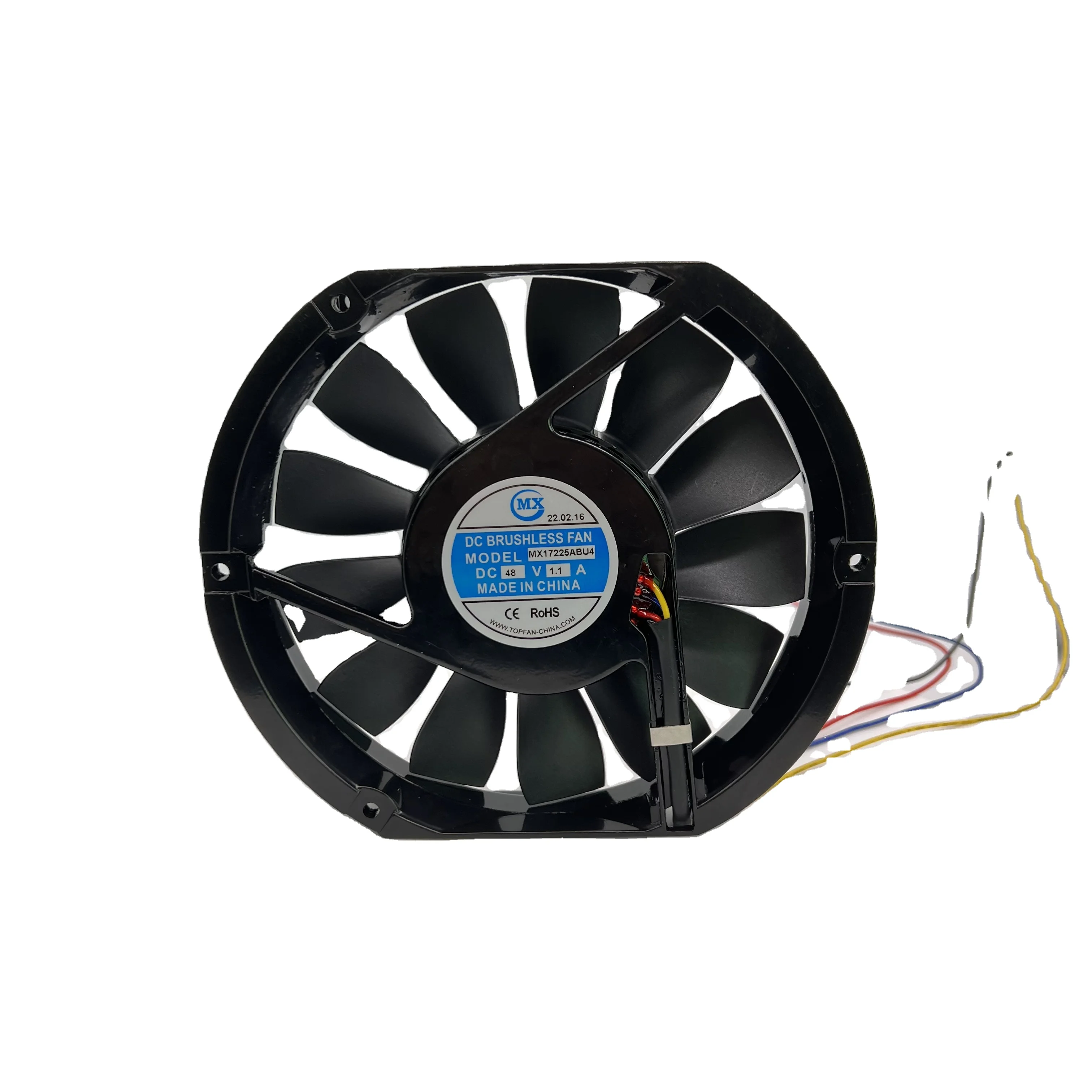 172mm Dc Cooling Fans 24v 12v Waterproof Fans 3500rpm 240cfm Sanyo Aluminum Frame Fans With Fg ...
