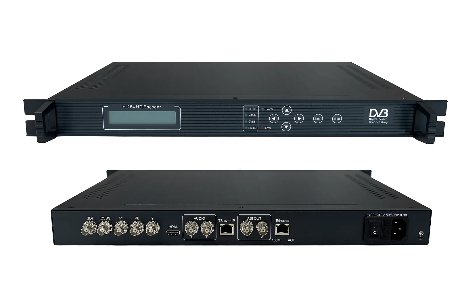 CATV HDM I MPEG4 Encoder - 2ASI IP Output Encoder Support
