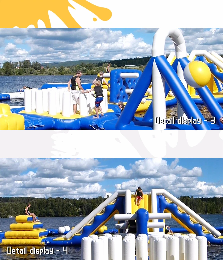 Customized Floating Inflatable Aqua Park by Cheer Amusement