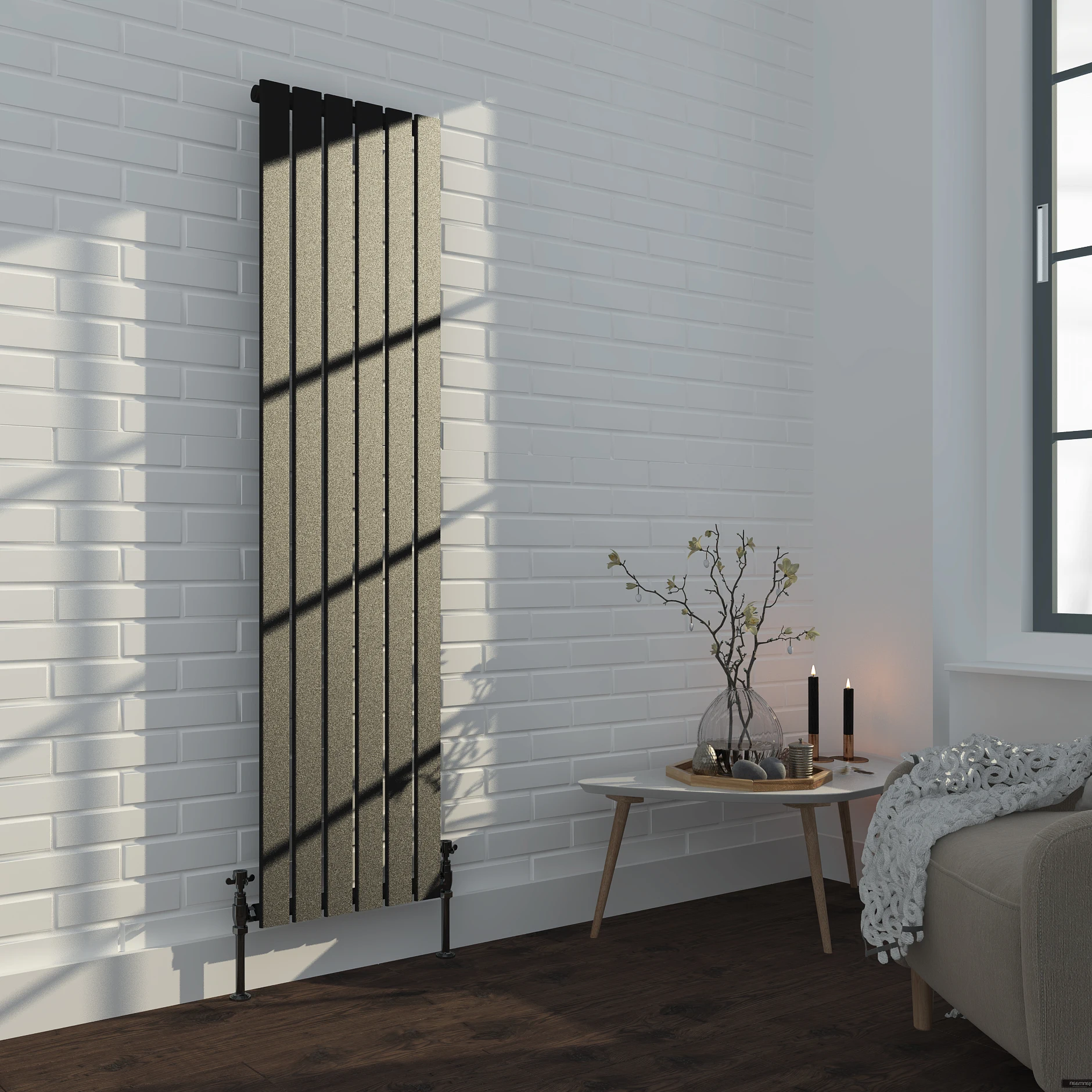 Sun-r12 Vertical Designer Radiator,Hot Water Radiator Heater,Home ...