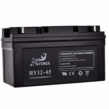 12v 65ah 20 Hr Agm Battery For Power Bank Solar - Buy 12v 65ah Battery ...