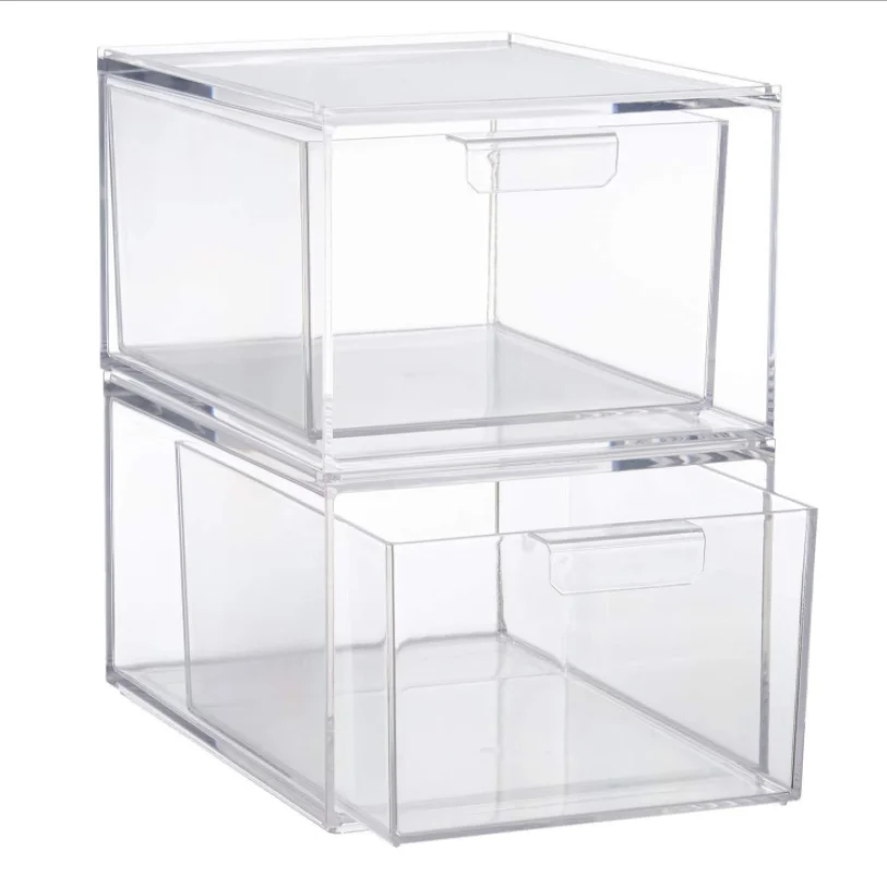Transparent Acrylic Drawer Box,Plexiglass Push Pull Storage Box ...