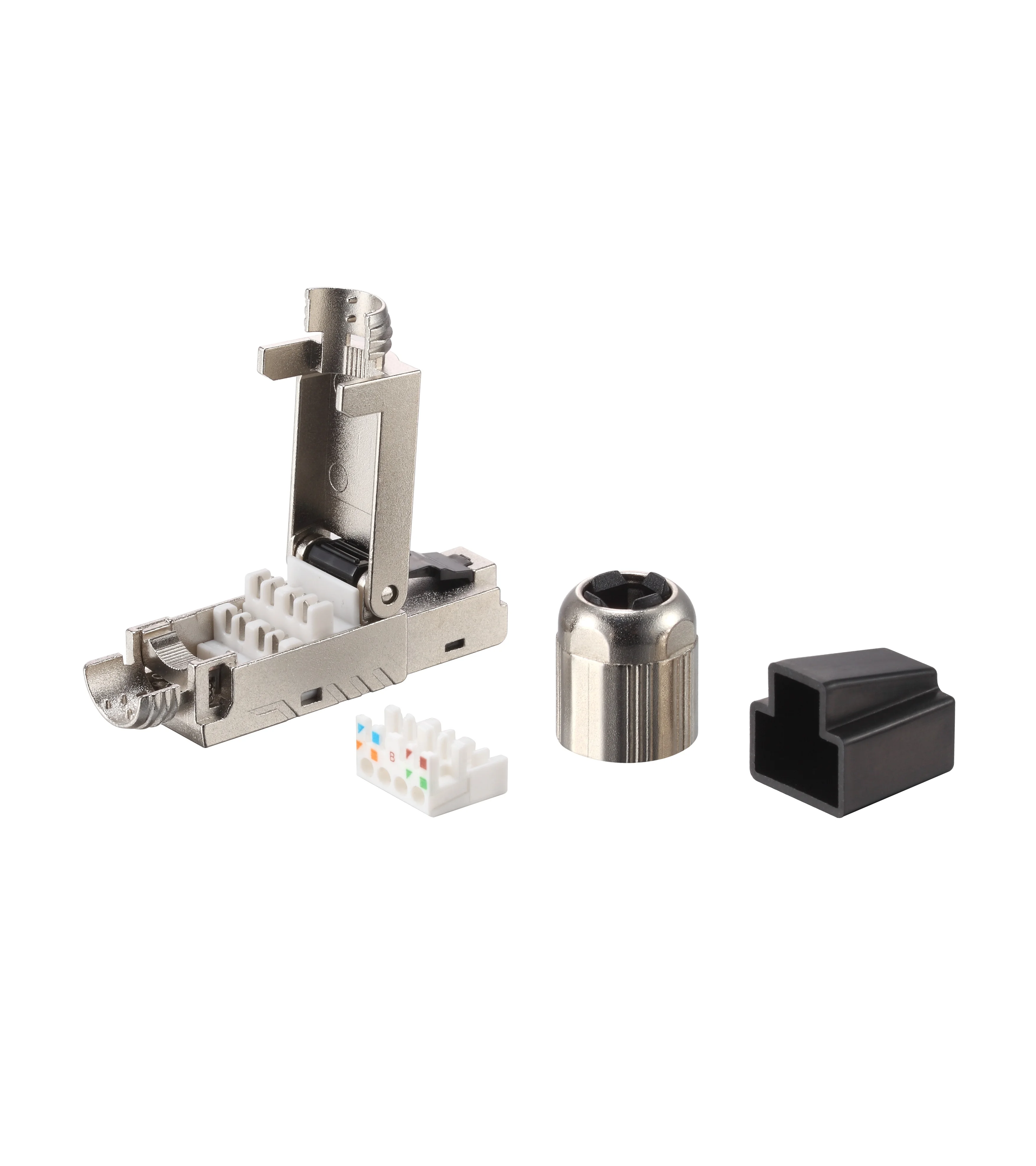 Cat6a Plug Field Termination Plug Toolless Type Ftp - Buy Cat6a Plug ...