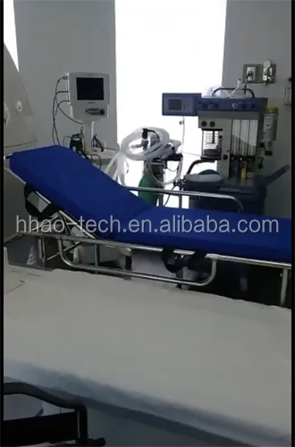 MRI Compatible Patient Trolley - Adjustable & Stainless Steel