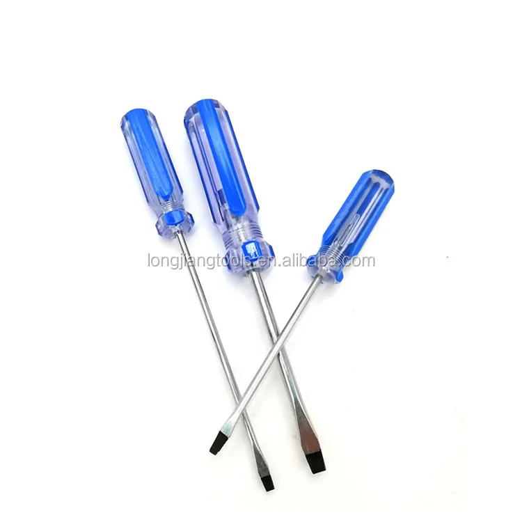Factory Transparent Clear Plastic Handle Screwdriver With Black Head ...