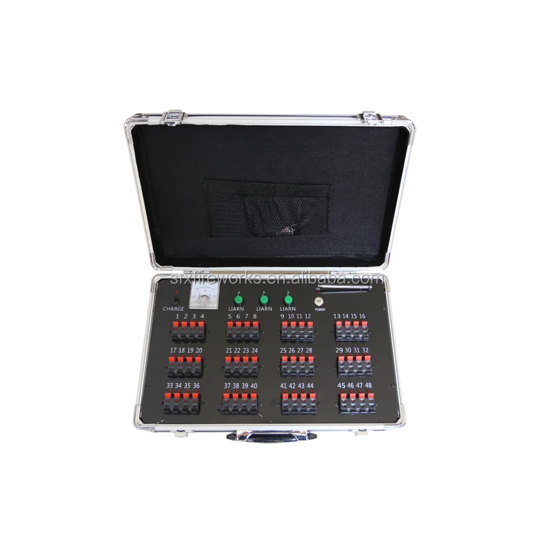 Cold Pyro Fireworks Machine - 48 Cue Remote Control Firing System for ...