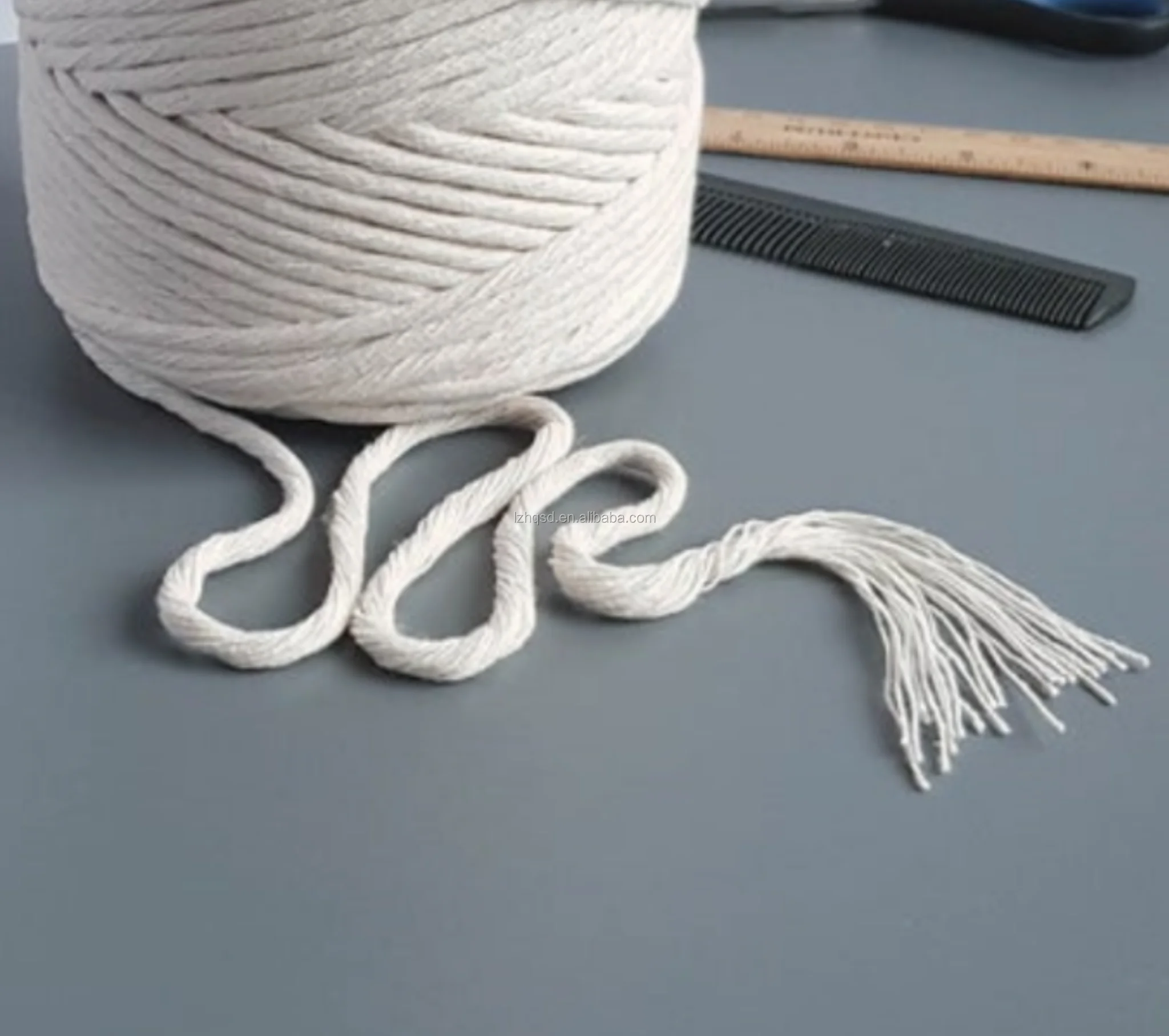 3mm Single Strand Twist Cotton Macrame Cord For Crafting And Diy ...