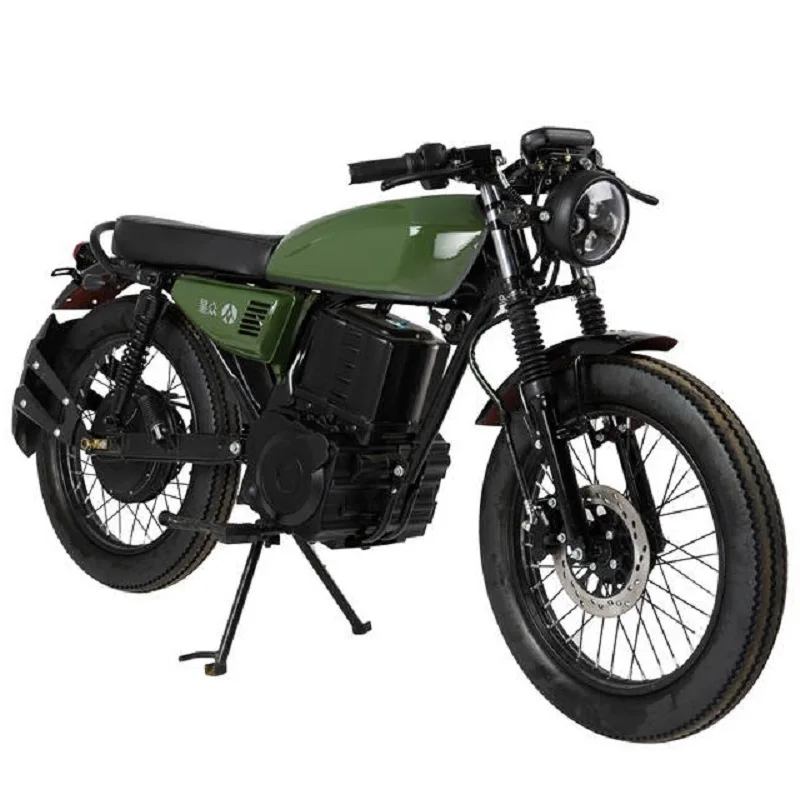 2 Wheel High Speed Electric Motorcycle with Removable Battery