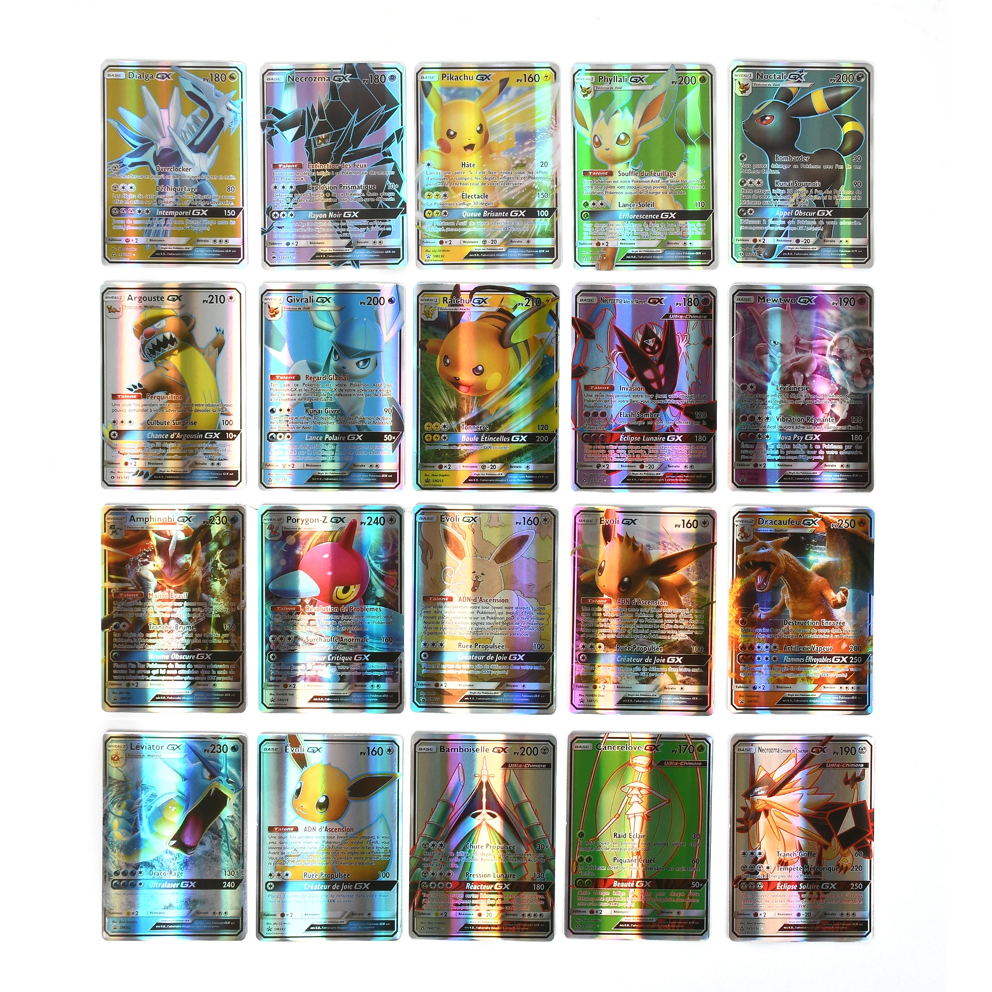 Hot Sale Cartoon Pi Ka Qu Card 100 Pcs Box Vmx Gx Ex Booster Card Poke ...