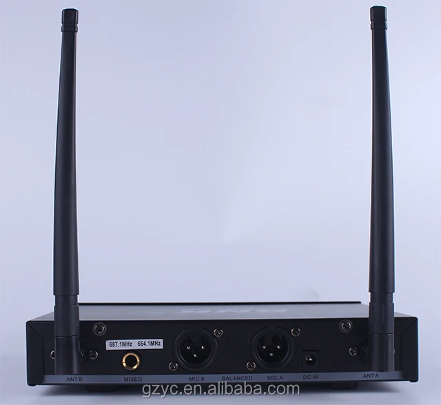 Professional Uhf Wireless Microphone Metal Handheld Bk8200 Wireless Microphone Professional ...